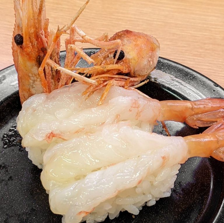 SUSHIRO スシロー Botan Spot Prawn ぼたん海老 | Japan Course (English)